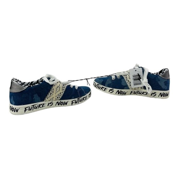 Desigual | Shoes | New Desigual X Disney Future Now Blue Denim Lace ...